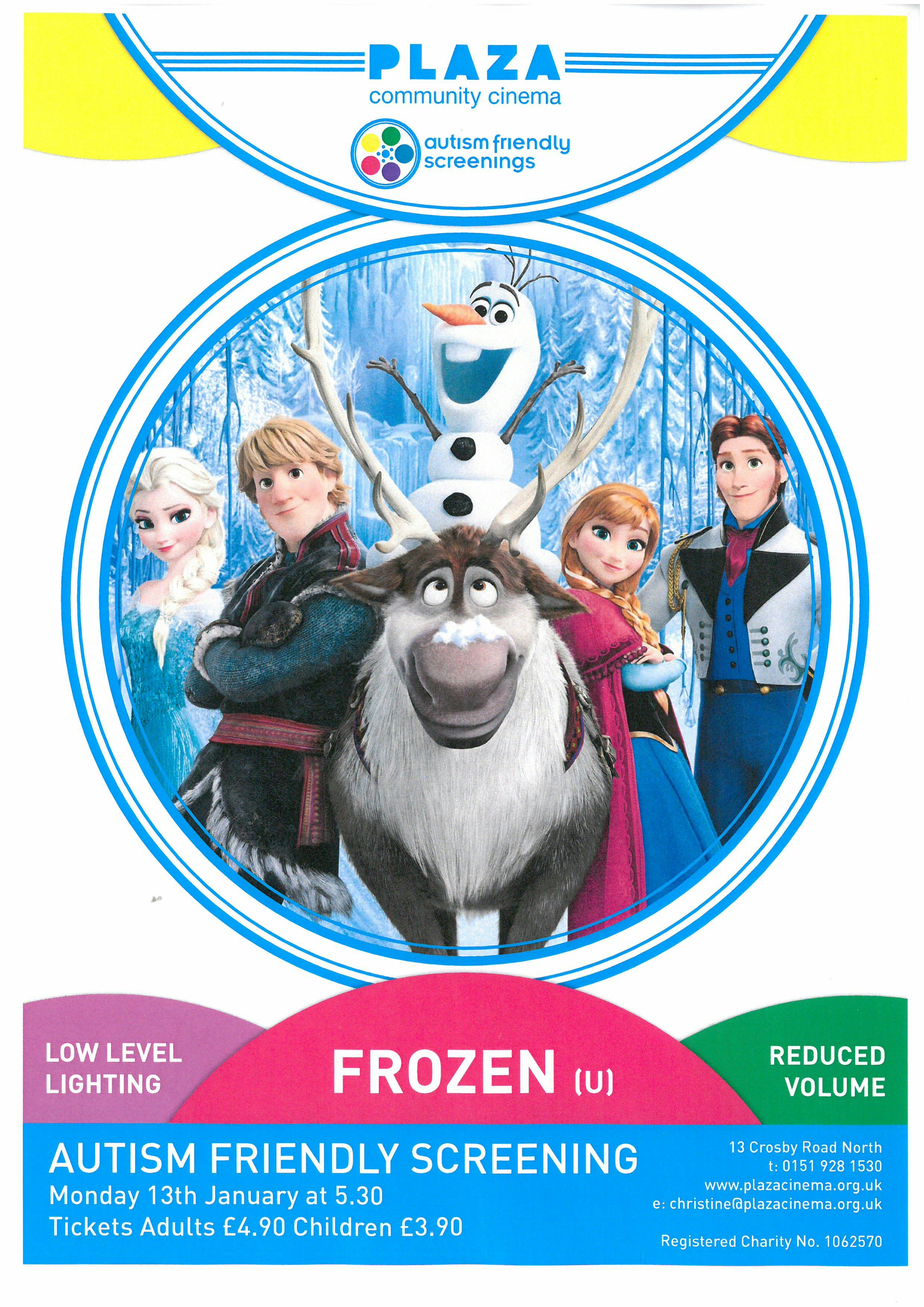 Poster FROZEN Jan 14 AFS | Plaza Cinema