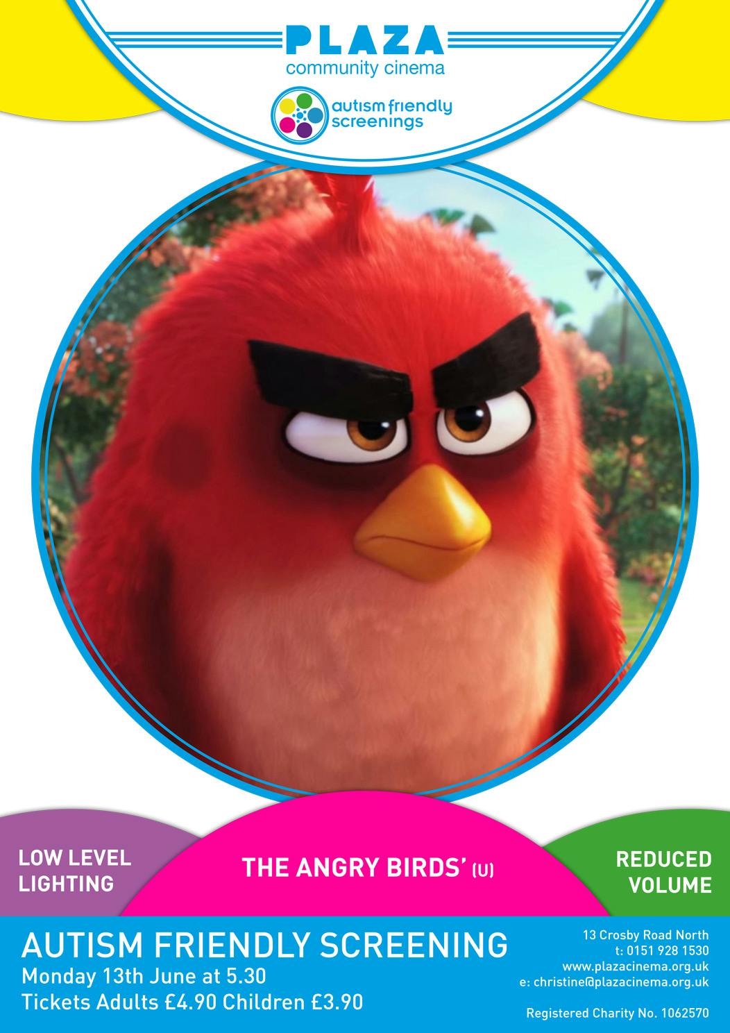 Autism & Disability Screening | The Angry Birds Movie | Plaza Cinema