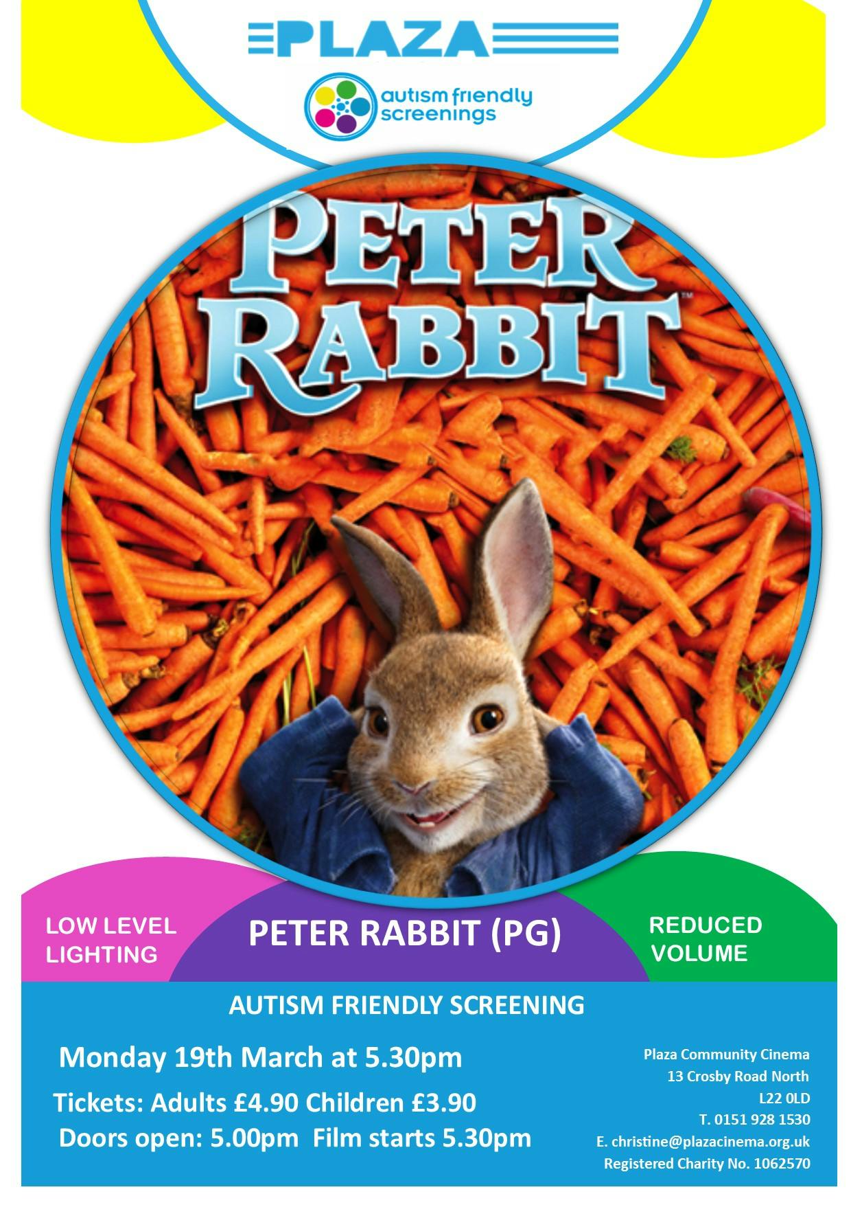 Autism & Disability Screening | Peter Rabbit | Plaza Cinema