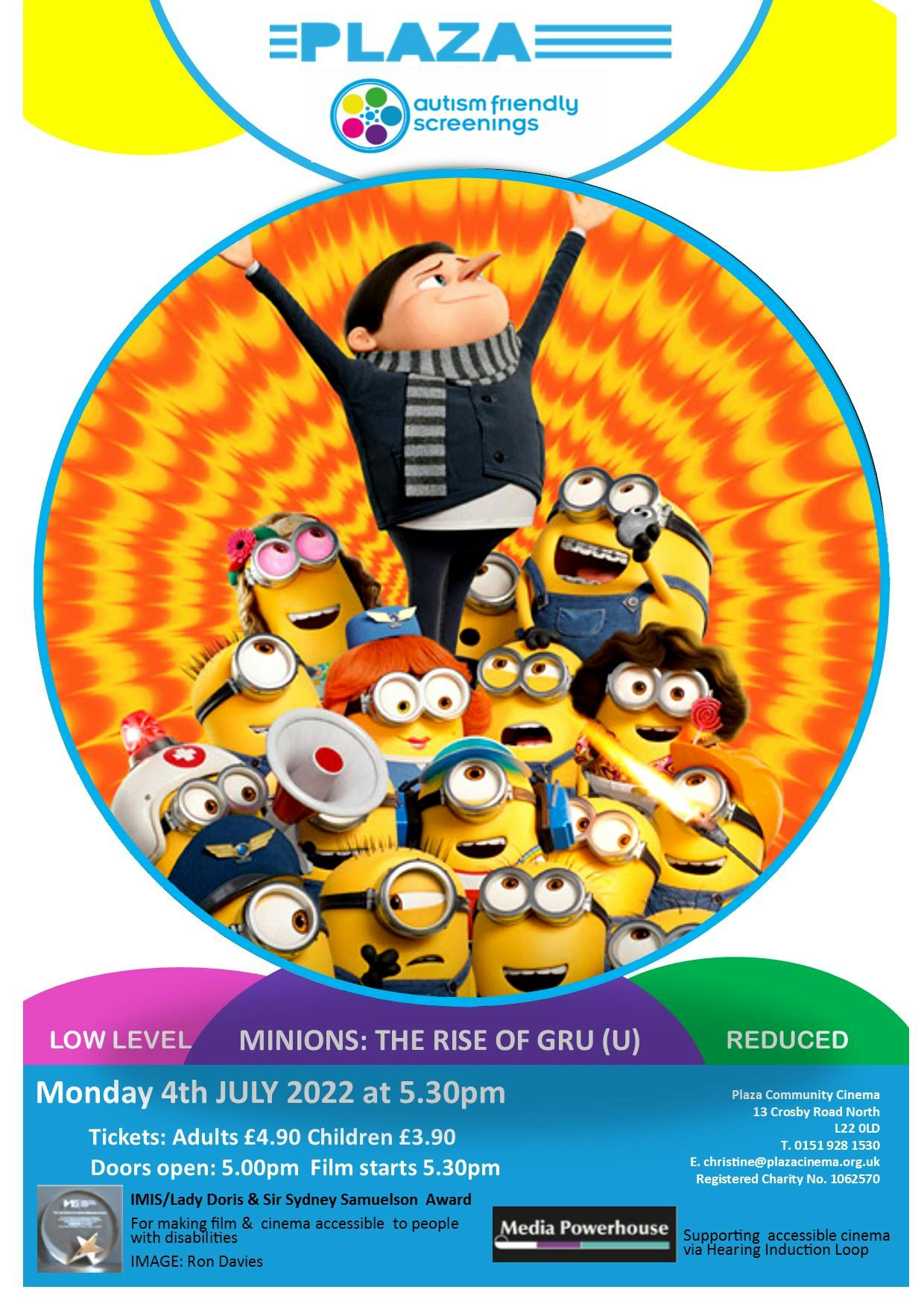 Autism & Disability Friendly Screening | Minions: The Rise of Gru ...