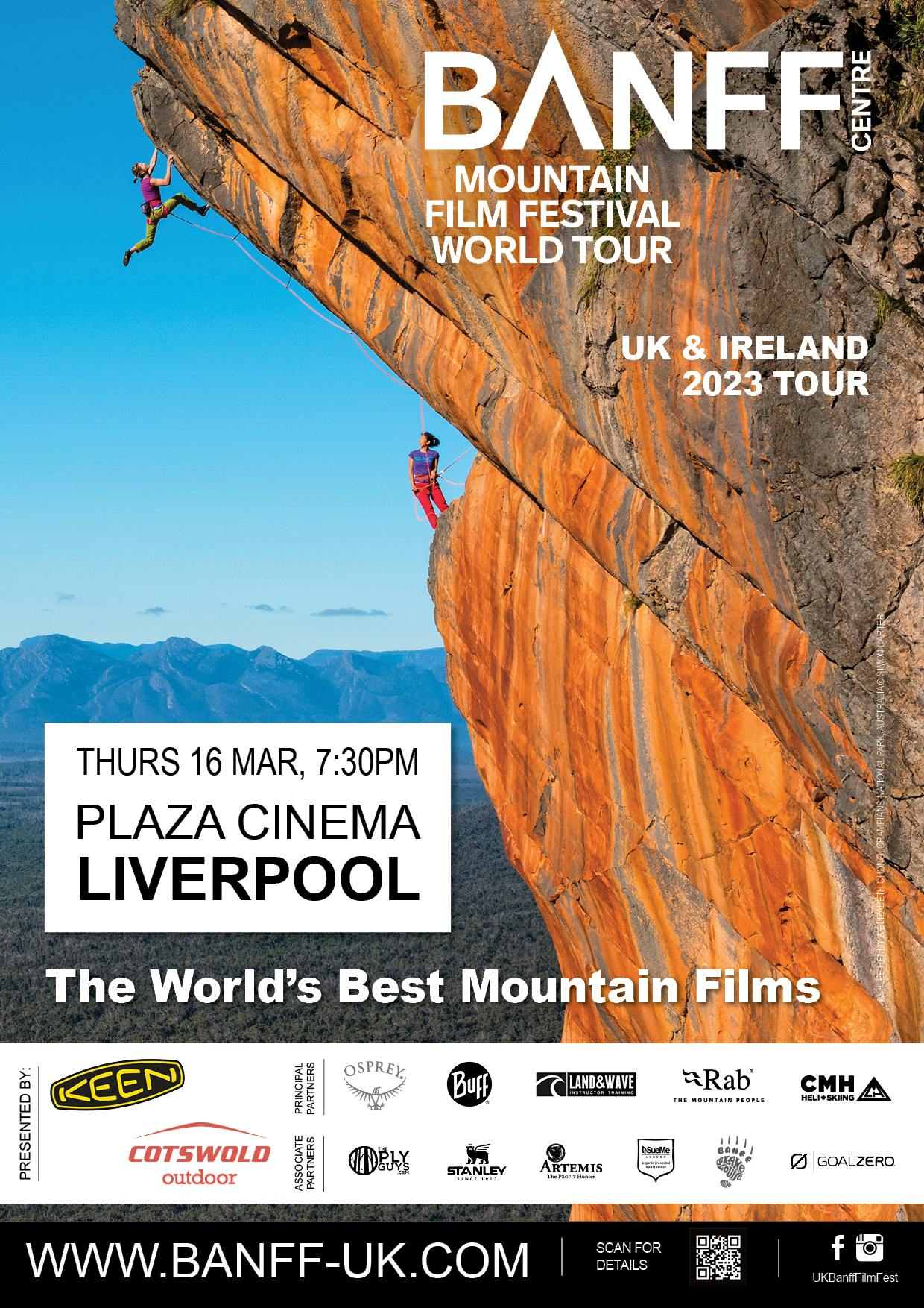 Banff Mountain Film Festival | Red Film Programme | Plaza Cinema