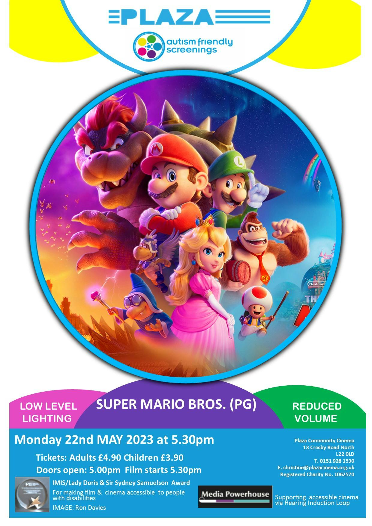 Autism & Disability Screening | The Super Mario Bros. Movie | Plaza Cinema