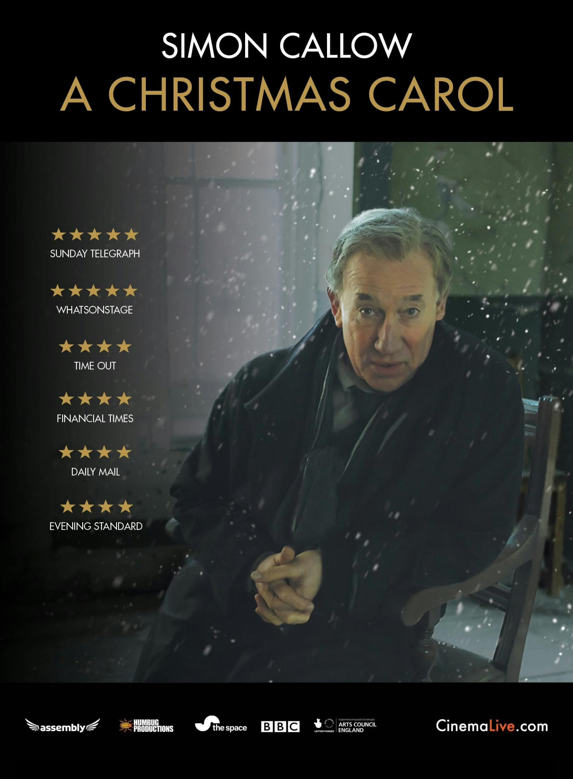 Simon Callow | A Christmas Carol | Plaza Cinema